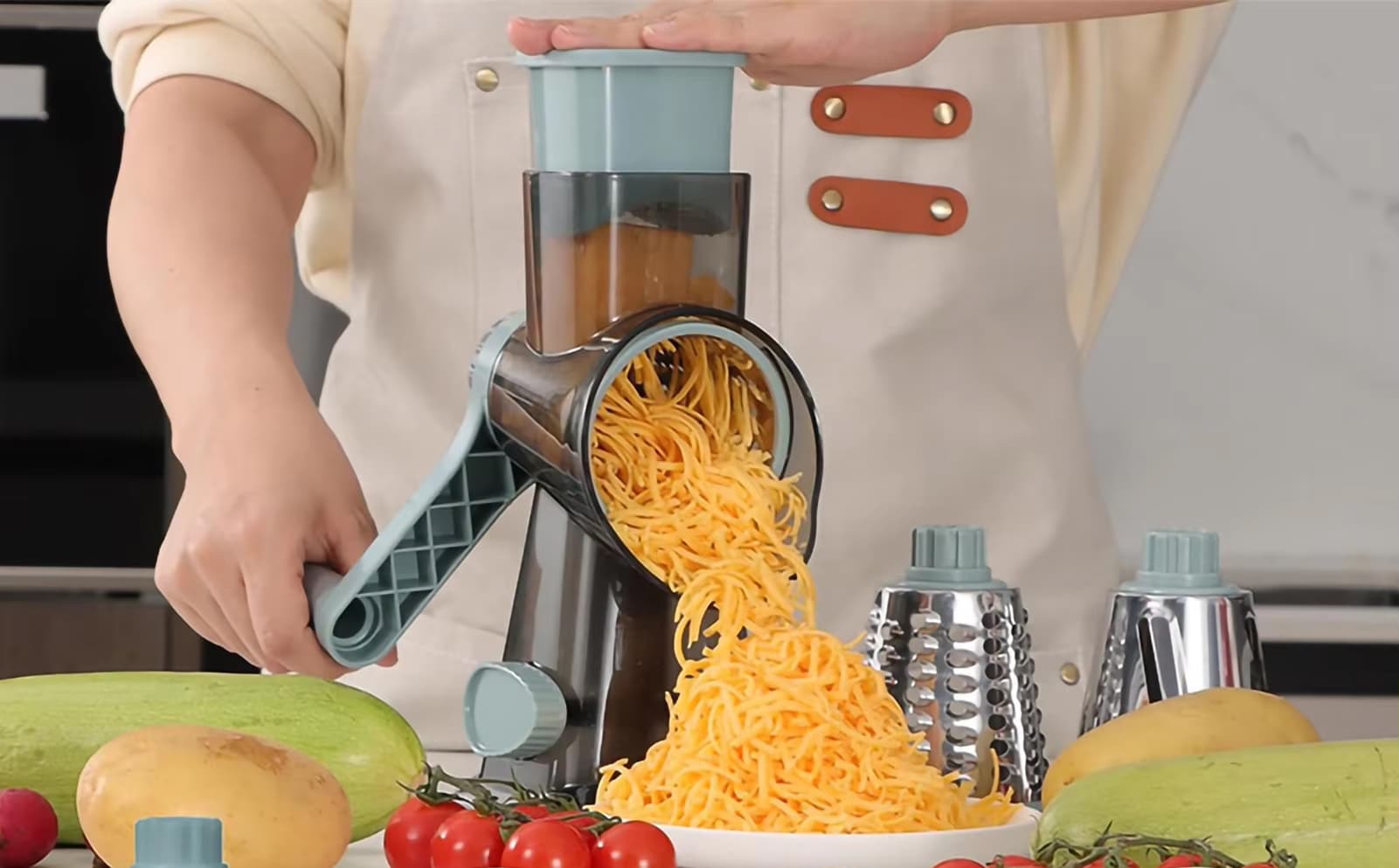5 Best Rotary Cheese Graters: Slice, Shred, Grate with Ease ...